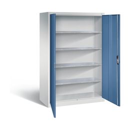 C+P Werkzeugschrank Acurado, H1950xB1200xT600mm, Front Fernblau, Korpus Lichtgrau (8932-00) ; C + P M&ouml;belsysteme (8932-00|S10782)
