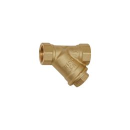 Riegler Schmutzf&auml;nger, Messing blank, G 1, DN 25, MW 0,5 mm (60-5 M)