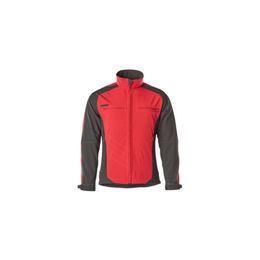 Mascot Softshelljacke Dresden rot/schwarz Gr&ouml;&szlig;e M (12002-149-0209-M)