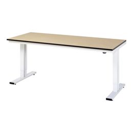 Rau Werktisch adlatus 300 elektrisch h&ouml;henverstellbar Arbeitsplatte MDF 2000 mm x 800 mm (08-WT-200-080-F)