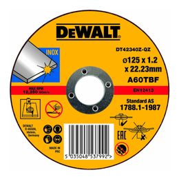 Dewalt Trennscheibe Edelstahl flach 125x1.2 mm DT42340Z-QZ)