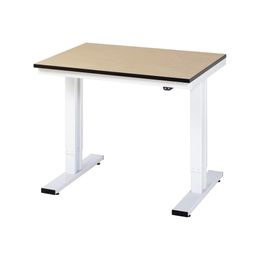 Rau Werktisch adlatus 300 elektrisch h&ouml;henverstellbar Arbeitsplatte MDF 1000 mm x 800 mm (08-WT-100-080-F)