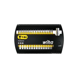 wiha Bit Set XLSelector Y-Bit 31-tlg. I 25 mm I PH, PZ, TX 1/4" C6,3 I magnetischer Bithalter I Verschrauben von Schrauben in Y-Form (41832))