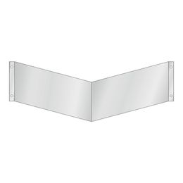Nasenschild Wandmontage f&uuml;r zwei Symbole gro&szlig;, Typ: 01300 ; nVent HOFFMAN (A210.98.070)