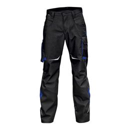 K&Uuml;BLER WORKWEAR K&uuml;bler Pulsschlag Hose 2424 schwarz/kornblumenblau Gr&ouml;&szlig;e 40 ; K&uuml;bler Workwear (24245353-9946-40)