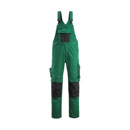 Mascot Augsburg Latzhose Gr&ouml;&szlig;e 90C54, gr&uuml;n/schwarz (12169-442-0309-90C54)
