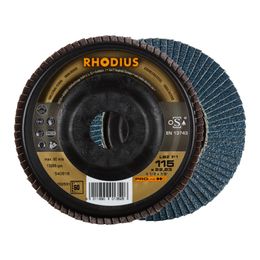 Rhodius PROline LSZ P1 F&auml;cherschleifscheibe 115 x 22,23 mm K60 (202531)
