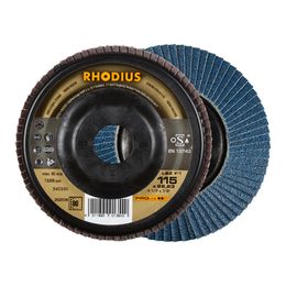 Rhodius PROline LSZ P1 F&auml;cherschleifscheibe 115 x 22,23 mm K80 (202539)