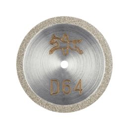 Pferd TOOLS Diamant-Trennscheibe D1A1R 22x0,5x1,7 mm D64 (fein) f&uuml;r Glas/Keramik/Hartmetall (68402206)