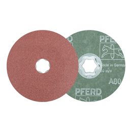 Pferd TOOLS COMBICLICK Korund Fiberscheibe &Oslash; 115 mm A80 f&uuml;r universelle Anwendungen (64190008)