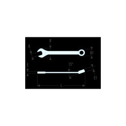Facom Ring-Maulschl&uuml;ssel "39" kurz 16 mm (39.16)