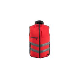 Mascot Grimsby Thermoweste Gr&ouml;&szlig;e S, hi-vis rot/dunkelanthrazit (15565-249-22218-S)