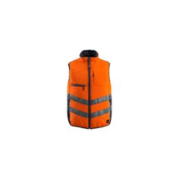 Mascot Grimsby Thermoweste Gr&ouml;&szlig;e S, hi-vis orange/schwarzblau (15565-249-14010-S)