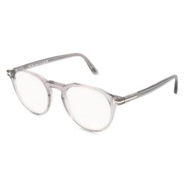 Tom Ford FT5833-B Brille Herren | Fassung: Vollrand, Rund, Grau