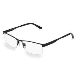 Fielmann 2127 FLEX CL Brille Herren | Fassung: Halbrand, Quadratisch, Blau Matt