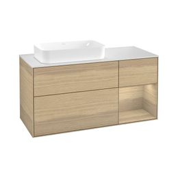 Villeroy & Boch Villeroy & Boch Finion Waschtischunterschrank, 3 Ausz&uuml;ge, G691PCPC,