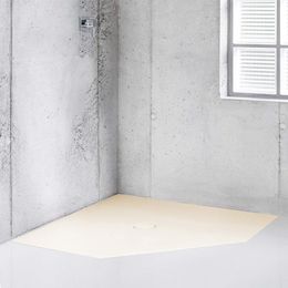 Bette Floor Caro F&uuml;nfeck-Duschwanne, 7211-423PLUS,
