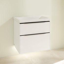 Villeroy & Boch Villeroy & Boch Subway 3.0 Schrank mit Waschtisch, 2 Ausz&uuml;ge, 4A7068R1+C576L1VE,