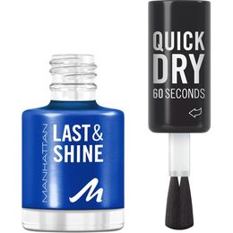 MANHATTAN Nagellack Last & Shine 828 Danny Boy Blue