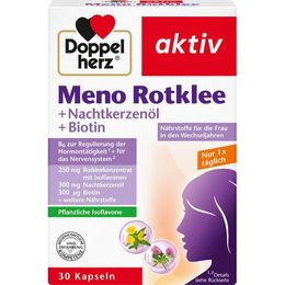Doppelherz Meno Rotklee + Nachtkerzen&ouml;l + Biotin Kapseln 30 St.