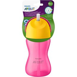 Trinkhalmbecher rosa, 300ml Philips Avent