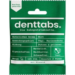 DENTTABS Zahnputztabletten mit Fluorid
