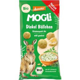 MOGLI Kindersnack Dinkel B&auml;llchen Kr&auml;uterquark Art ab 3 Jahren