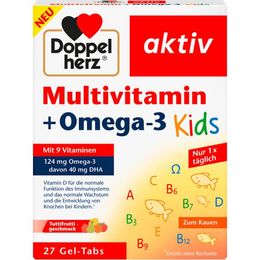 Doppelherz Multivitamin + Omega 3 Kids Gel-Tabs 27 St