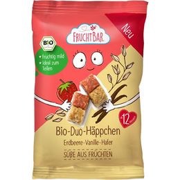 Kindersnack Duo-H&auml;ppchen mit Erdbeere, Vanille & Hafer, ab 12 Monaten FruchtBar