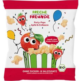 erdb&auml;r Kindersnack Party Pops Apfel Erdbeere ab 1 Jahr Freche Freunde