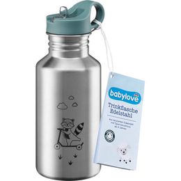 Trinkflasche Kinder Edelstahl/gr&uuml;n babylove