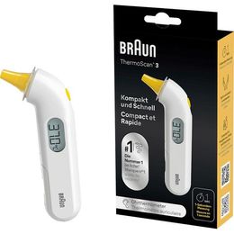 Braun Fieberthermometer Infrarot-Ohrthermometer ThermoScan 3