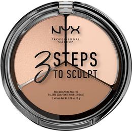 Nyx Cosmetics NYX Professional Makeup Contouringpuder 3 Steps to Sculpt Fair 01