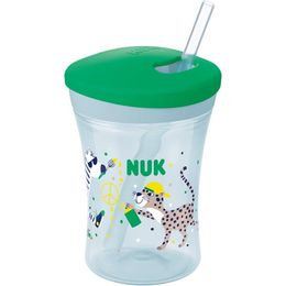 Nuk Trinkhalmbecher Evolution Action Cup gr&uuml;n, 230 ml