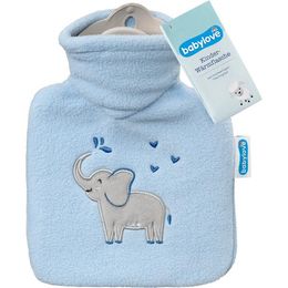 Kinderw&auml;rmflasche blau babylove