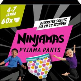 Pyjama Pants M&auml;dchen 4-7 Jahre, Monatsbox Ninjamas