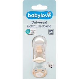 Schnullerband universal creme babylove