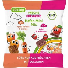 erdb&auml;r Kindersnack Hafer-Mini Mix Karotte, Apfel, Orange & Apfel, Himbeere ab 3 Jahren Freche Freunde