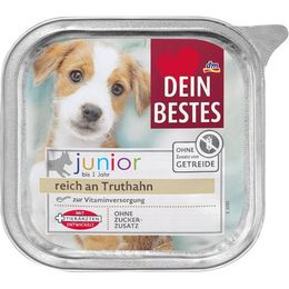 Nassfutter Hund Welpen reich an Truthahn, Junior Dein Bestes