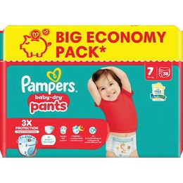 Pampers Baby Pants Baby Dry Gr.7 Extra Large (15+ kg), Big Pack