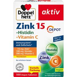 Doppelherz Zink + Histidin + Vitamin C Depot Tabletten 100 St