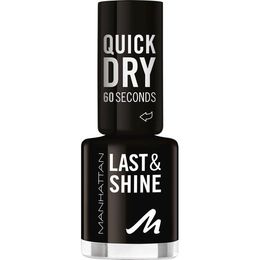 MANHATTAN Nagellack Last & Shine 790 Black Is Black