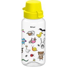 Trinkflasche Kinder Bambini gelb, 400 ml Fizzii