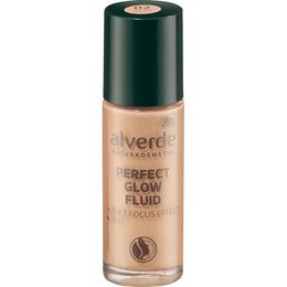 alverde NATURKOSMETIK Highlighter Perfect Glow Fluid 02 Warm Amber
