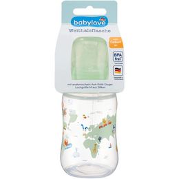 Babyflasche Weithals, mint, 280 ml babylove