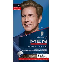Schwarzkopf Men Perfect Intensivt&ouml;nung Anti-Grau-Gel 40 Dunkelblond