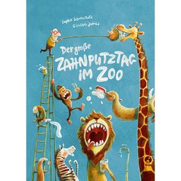 Kinderbuch Der gro&szlig;e Zahnputztag im Zoo Boje