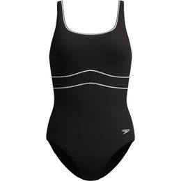Speedo SOLID CONTOUR ECLIPSE Badeanzug Damen - Gr&ouml;&szlig;e 38 - schwarz