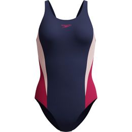 Speedo COLORBLOCK SPLICE 2.0 Badeanzug Damen - Gr&ouml;&szlig;e 42 - blau
