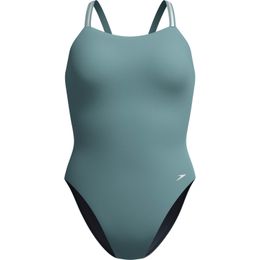 Speedo Active Back Badeanzug Damen - Gr&ouml;&szlig;e 40 - gr&uuml;n